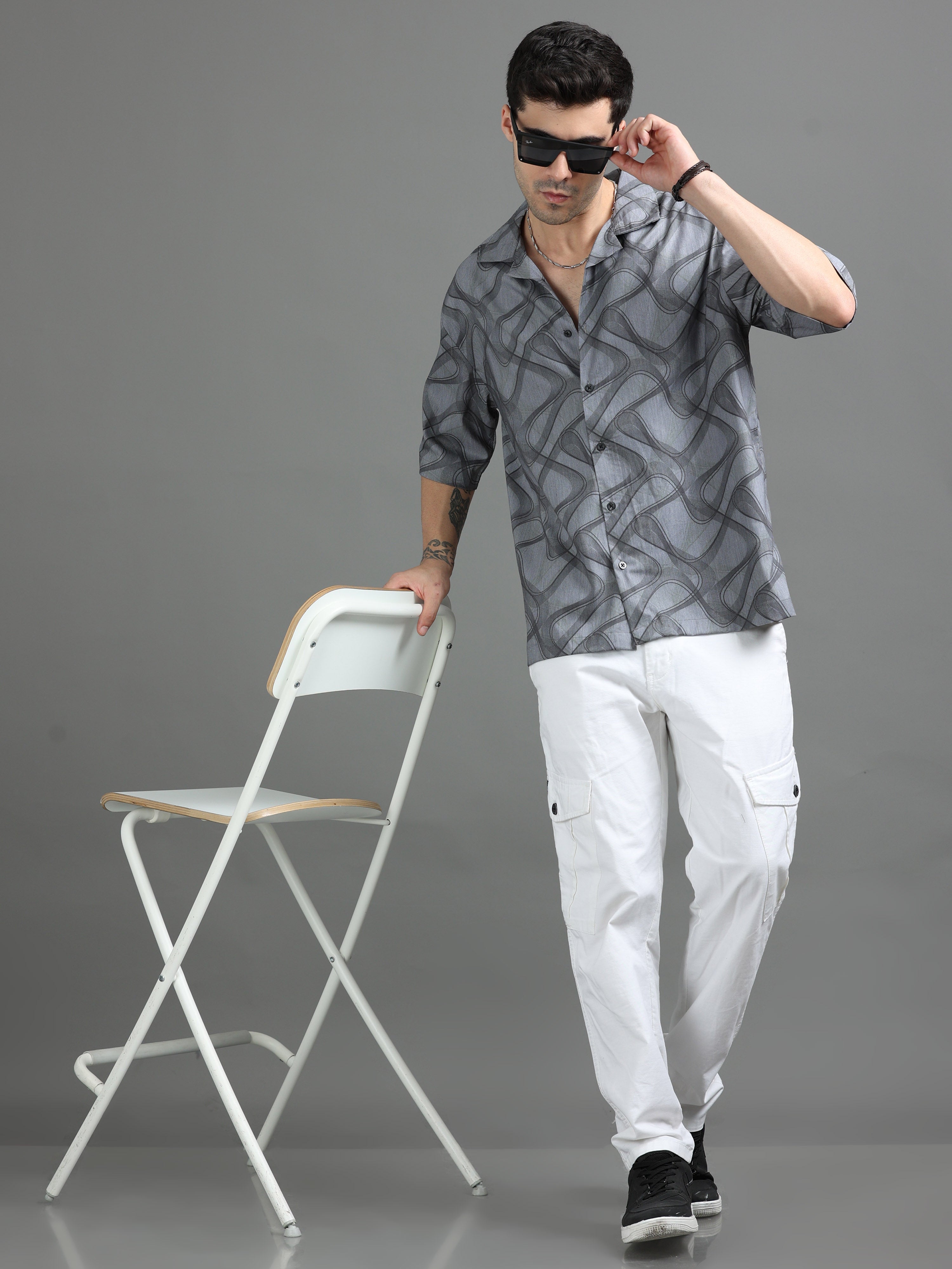 String Curves Grey Shirt – Nextbeast